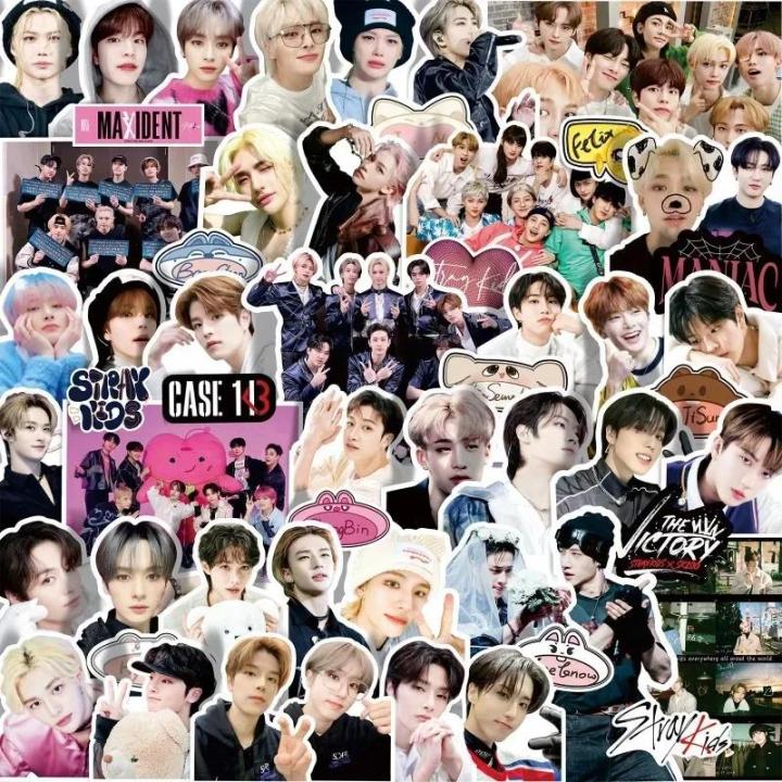 SKZOO 60pcs/bag Kpop Fans Sticker Skz Team Music Boy Band Decoration ...