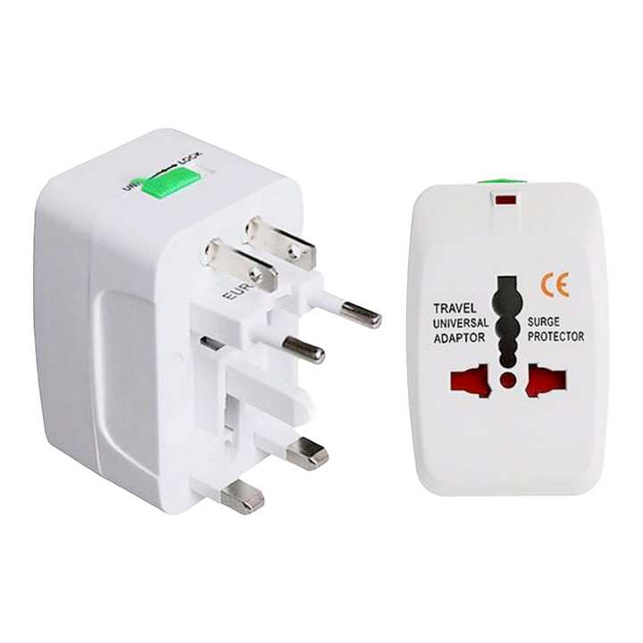 Universal Travel AC Adaptor / All in One International Plug With AU US ...