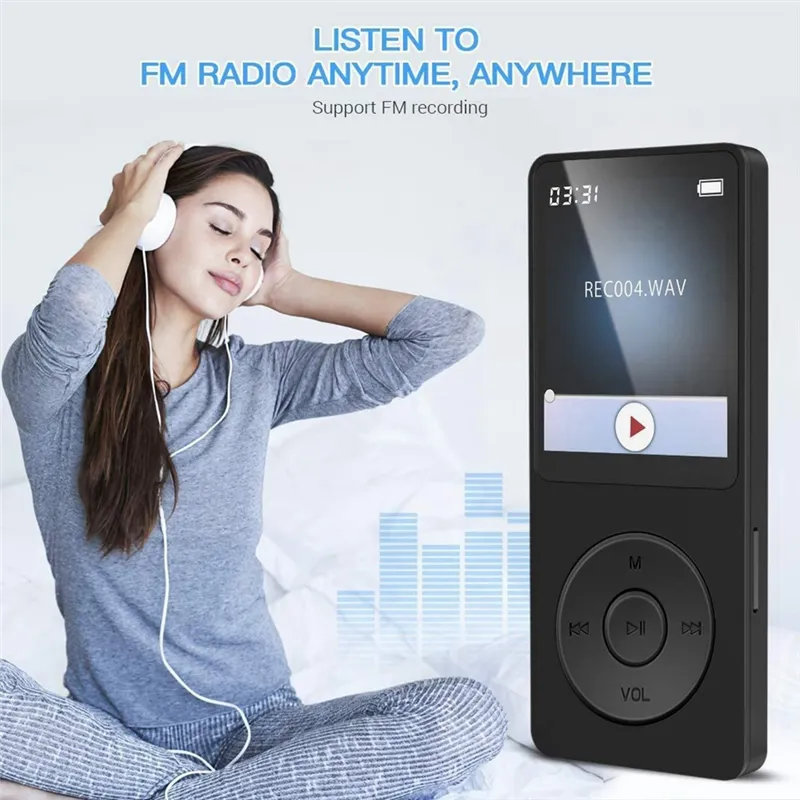 MP4 MP3 Bluetooth Player Mini Walkman Student 1.8 Inches Screen 64G ...
