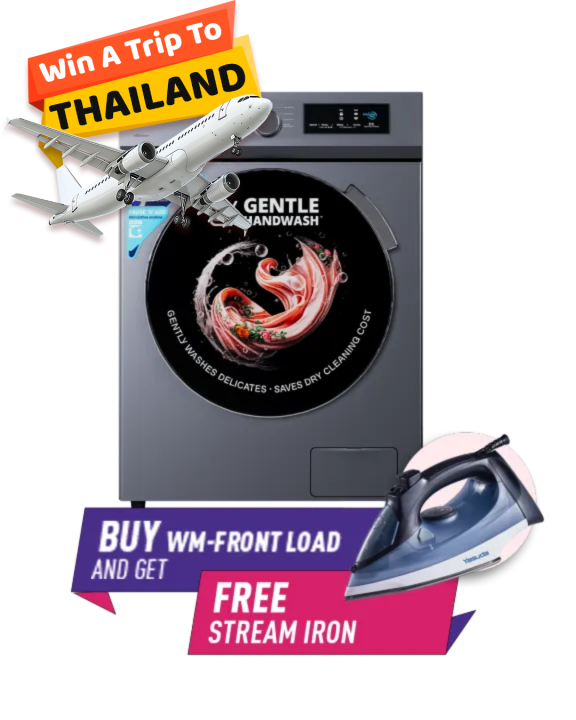 Panasonic Front Load Inverter Motor Washing Machine 8 Kg NA-148MG4LN1 ...