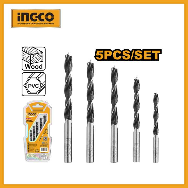 INGCO 5pcs Wood Drill Bits Set AKDB5055 | Daraz.com.np