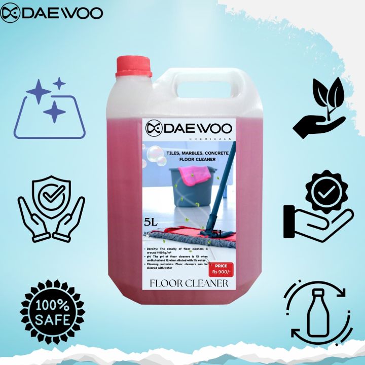 Liquid Floor Cleaner | 5 Ltr | Shining Floor | Daewoo | Shine Marble ...
