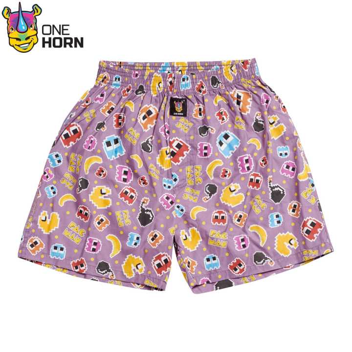 ONE HORN - Pacman Printed Boxer Shorts for Men | 60*60 Thread Count ...