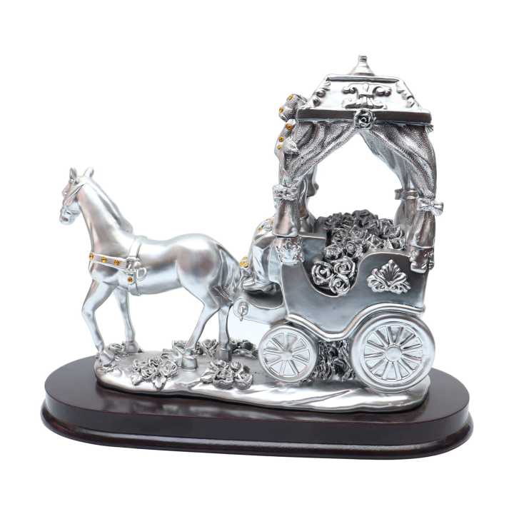 Horse With Charet Couple Statue | Daraz.com.np