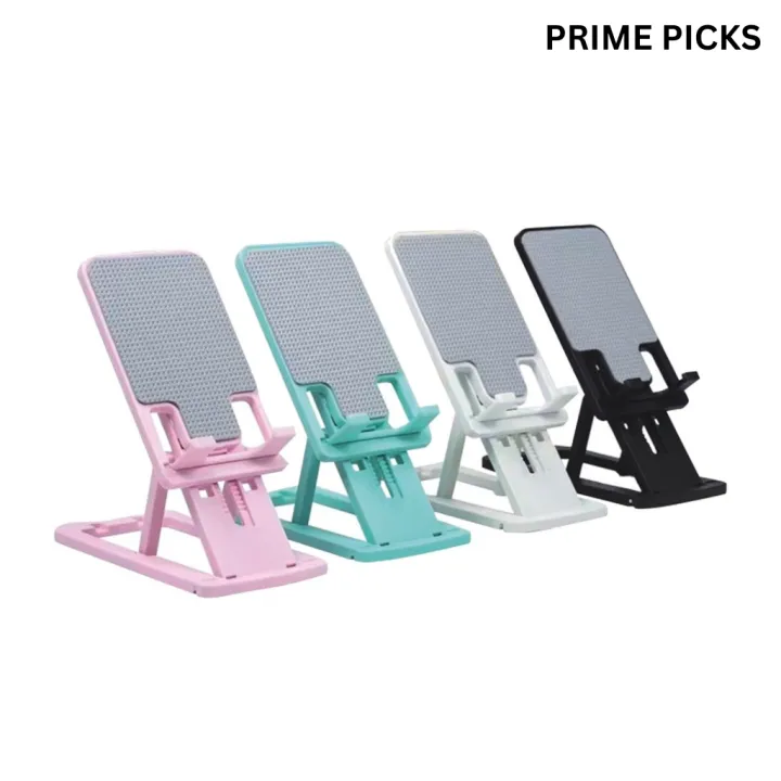 Prime Picks Foldable Mobile Phone Holder | Adjustable Mobile Stand ...