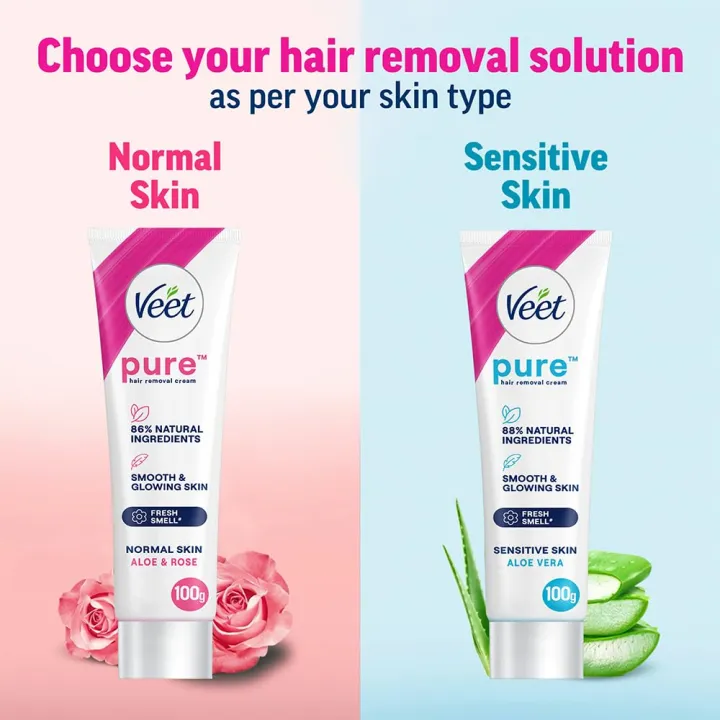 Veet Hair Removal Cream | Your Choice of Skin Type and Pack Size ...