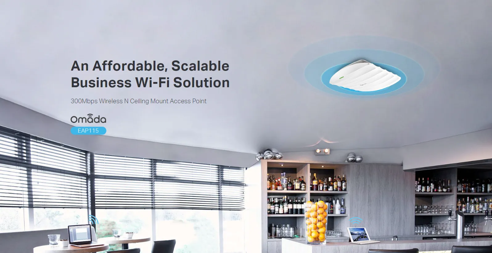 TP-Link 300Mbps Wireless N Ceiling Mount Access Point EAP115 | Daraz.com.np