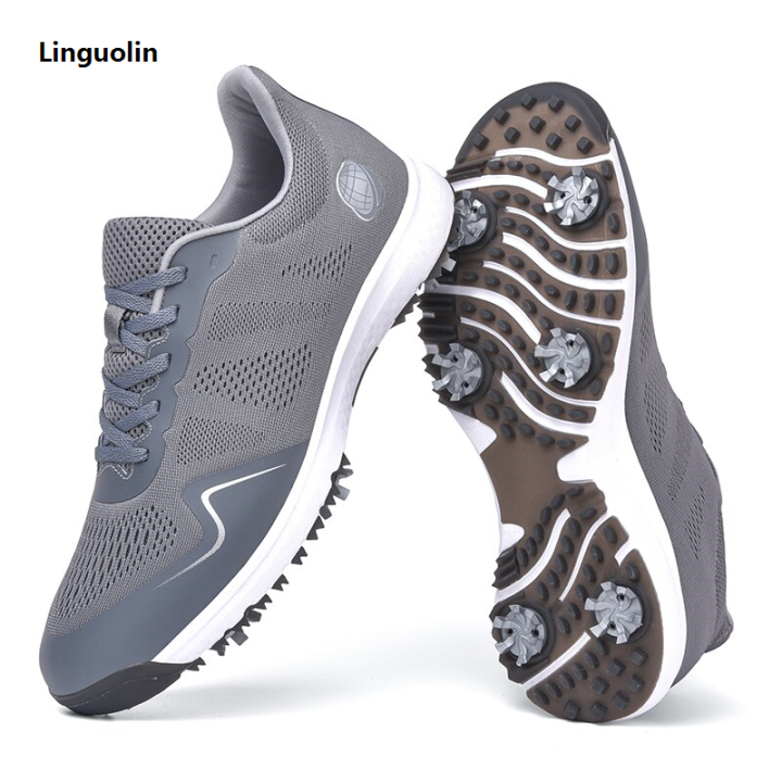 Linguolin Professional Golf Shoes Men Anti Slip Golf Sneakers for Men ...