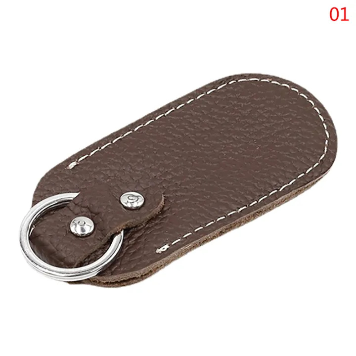 New style Leather USB Flash Drive Storage Bag Protective Cover Keychain ...