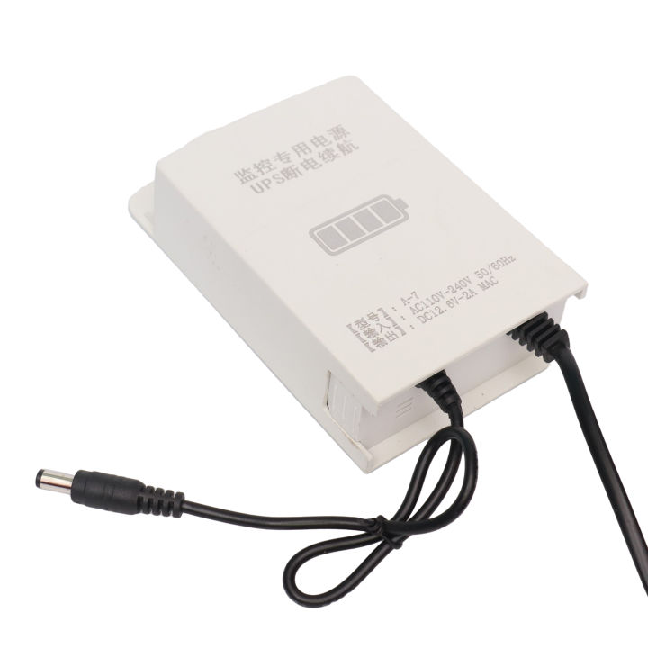 Mini UPS Battery Backup Surge Protector | 12.6V-2A Uninterruptible ...