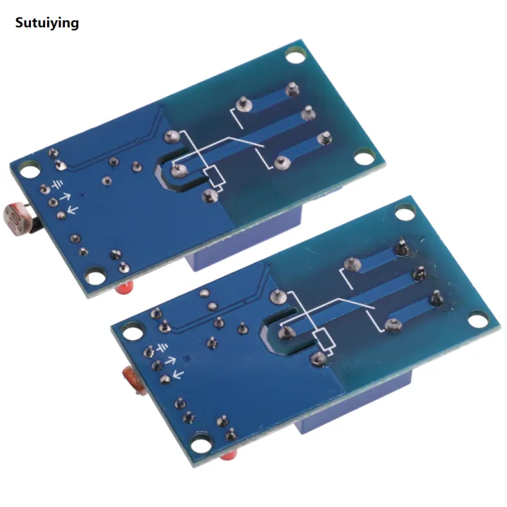 Sutuiying 5V 12V Light Photoswitch Sensor Switch LDR Photoresistor Relay Module Light Detection ...