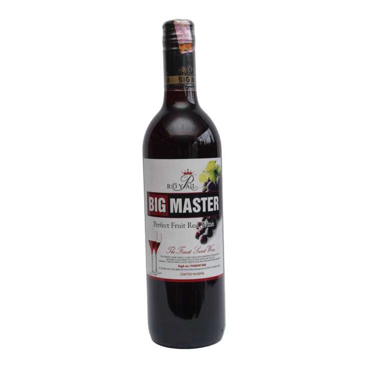 Royal Big Master Perfect Fruit Red Wine 750ML | Daraz.com.np