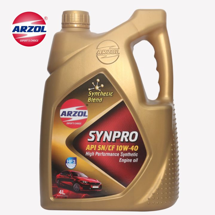 Lubricant Arzol Synpro 10W40 (Api Sn,Cf) -4L | Daraz.com.np
