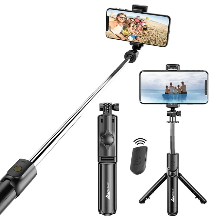 SelfiePro 3-in-1 Stick – Integrated Wireless Remote & Tripod Stand for ...