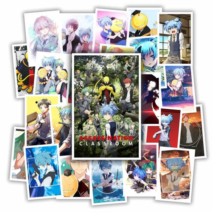KYVOR Assassination Classroom Anime Collectible Sticker Pack of 25pcs ...