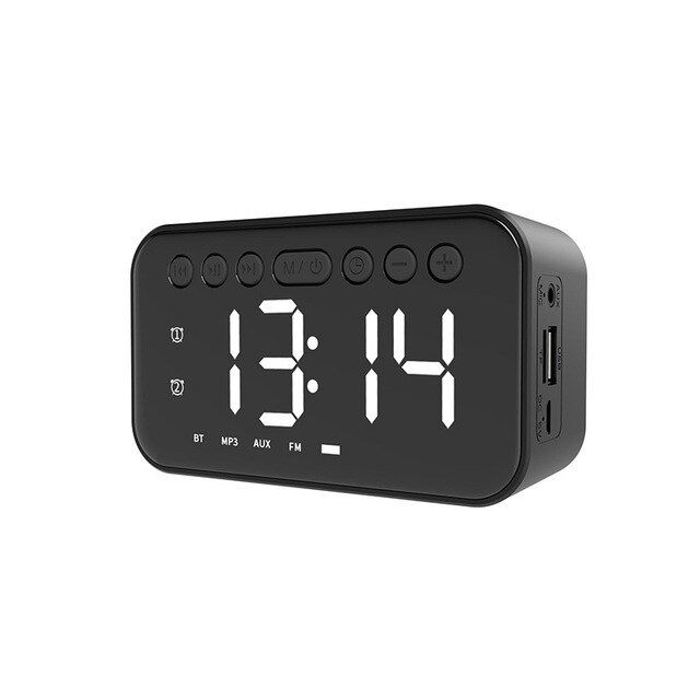 Wireless Bluetooth Speaker With LED Clock Display For Home And Office ...