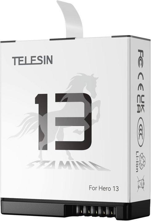 TELESIN Stamina Enduro Battery Compatible with GoPro HERO13 Black ...