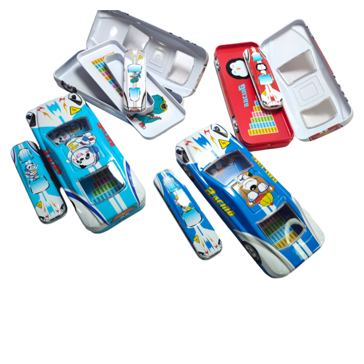 Geometry Box Pencil Box For Kids Car Design With A Mini Free Car Box ...
