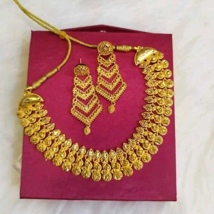 Gold Plated Rani Haar Design Mini Haar Necklace For Women with box ...