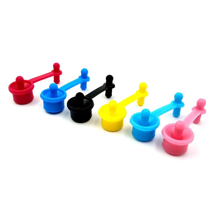 【New Trend】CISS Ink Tank Plug 4 Color Rubber Connector DIY Accessory ...