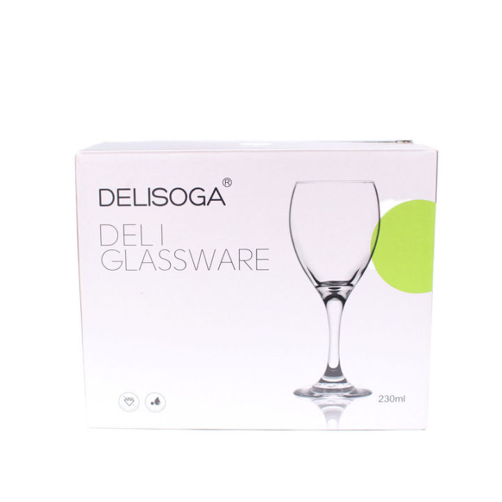 Wine Glass 230 ml 6 PCs | Daraz.com.np