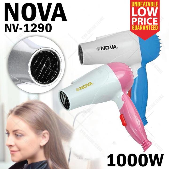 Nova Folding Hair Dryer - 1000 Watt | Daraz.com.np