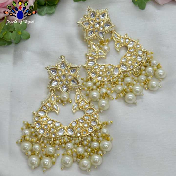 Jewels of Nepal Faux Moti & Beads Beaded Double Fish Designed Meenakari ...