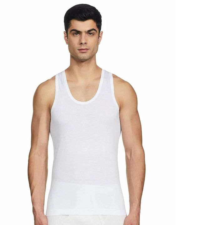 Rupa White Jon RN Vest For Men - Fashion | Innerwear For Men | Vest For ...