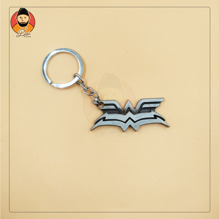 Wonder Woman Logo Keychain - DC Superhero Keyring | Daraz.com.np
