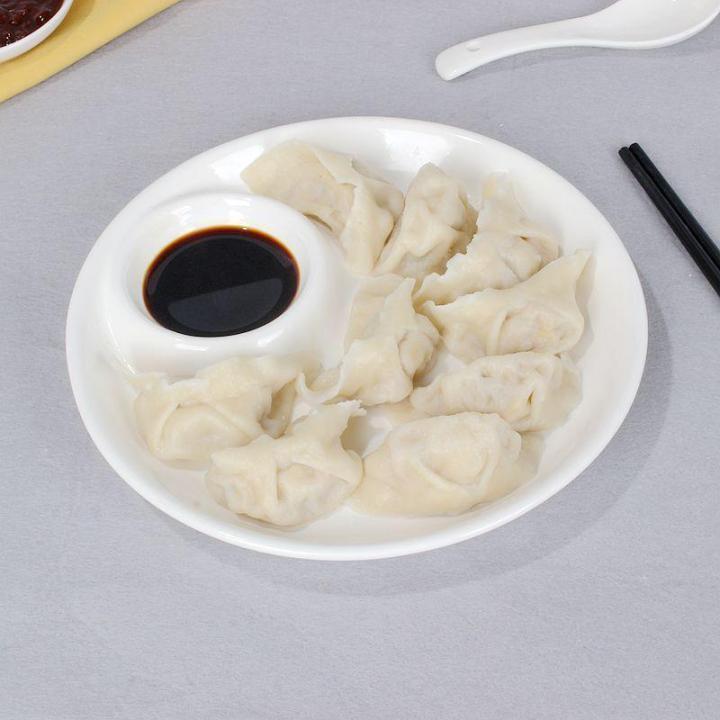 Melamine Momo Plate With Side Sauce Bowl (Pack Of 4) | Daraz.com.np