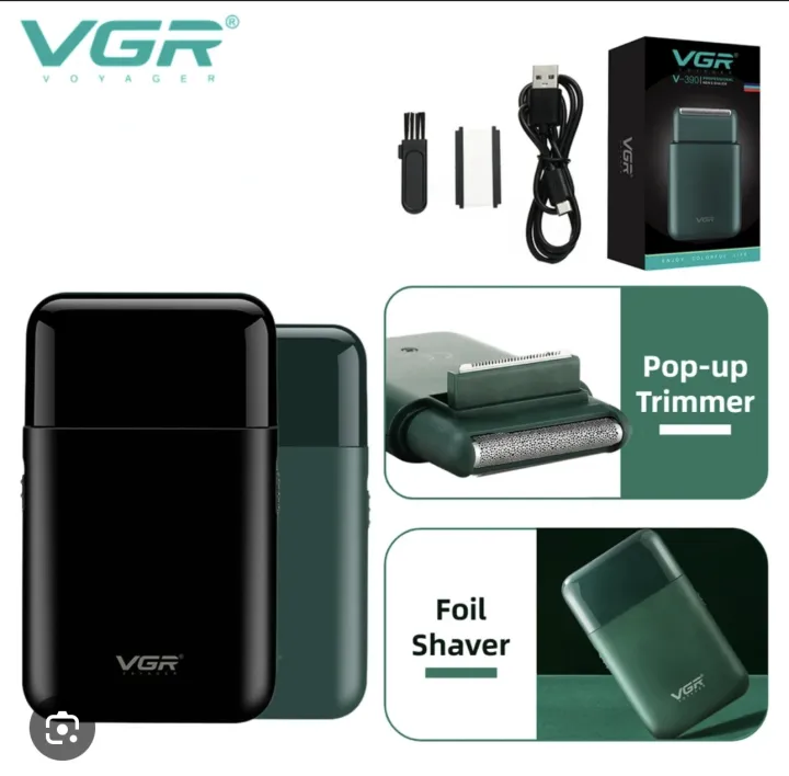VGR Car Razor Portable Razor Electric Mini Razor Push White ...