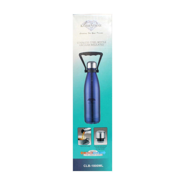 Kohinoor Stainless Bottal Vacuum Insulated 1800ml | Daraz.com.np
