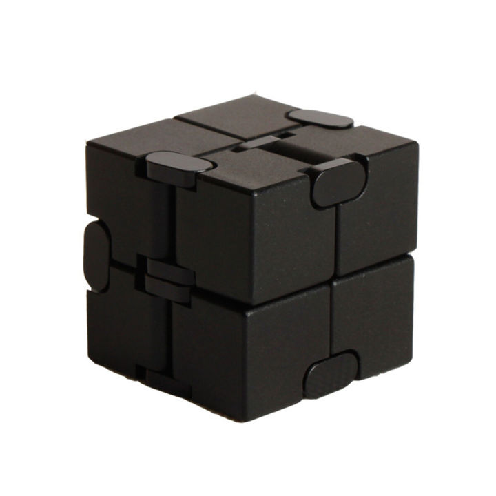 Mini Infinite Magic Cube Aluminum Pressure Reducing Block Toy uitable ...