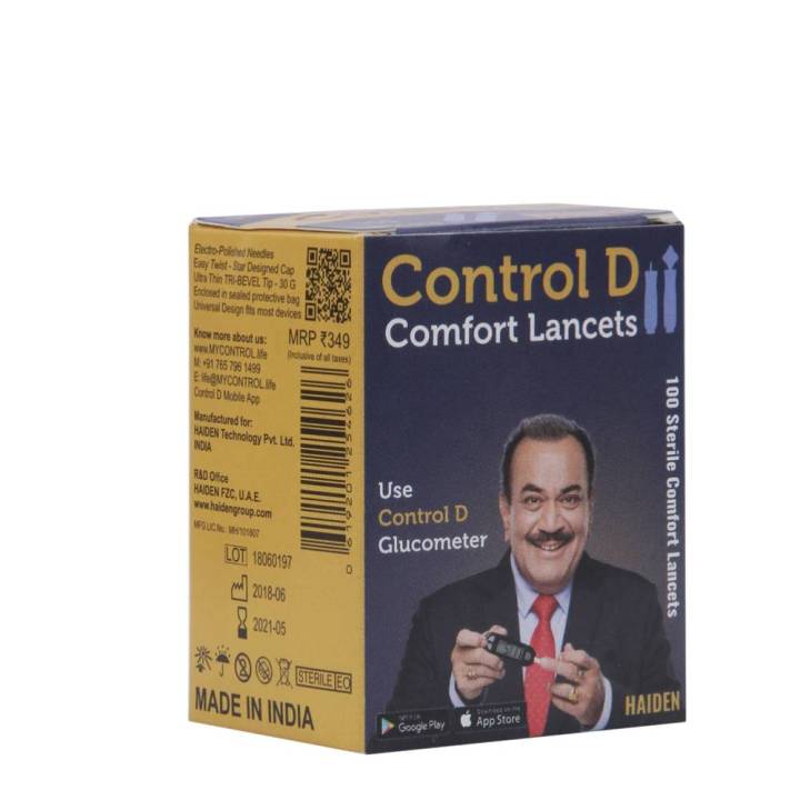 Control D 100 Comfort Lancets | Daraz.com.np