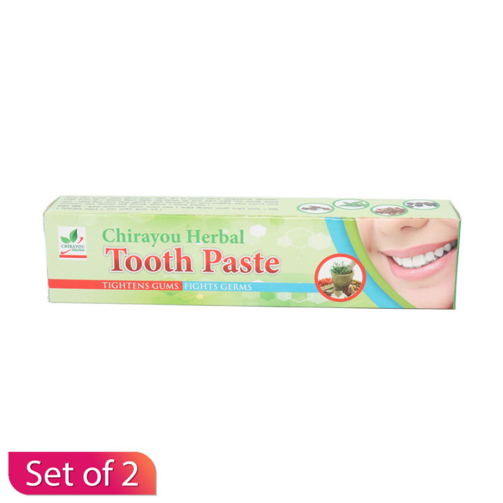 WG Chiorayou Herbal Toothpaste 100gm Set of 2 | Daraz.com.np