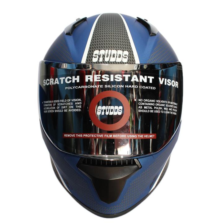 Studds Thunder Full Helmet - Blue/Black | Daraz.com.np