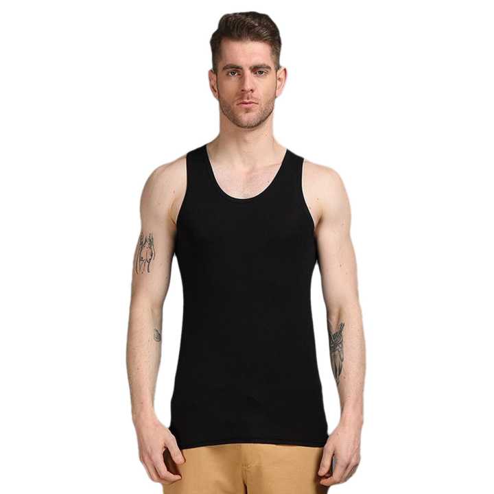 Cotton Sleeveless Workout Vest for Men | Daraz.com.np