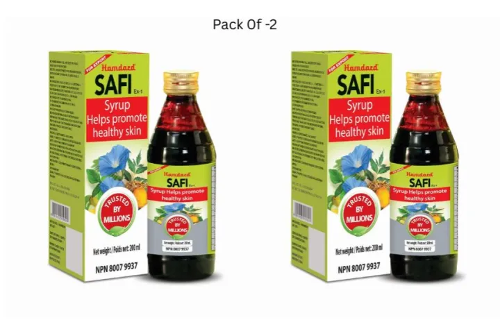 Hamdard Safi Ex-1 200ml Syrup for Healthy & Glowing Skin | 100% Pure ...