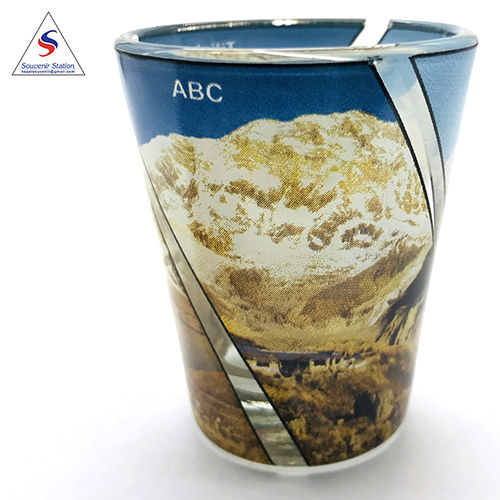 Transparent Printed Shot Glass Annapurna | Daraz.com.np