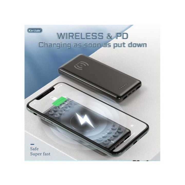 Kin Vale 20000 Power Bank Q3042 Wireless Power Bank | Daraz.com.np