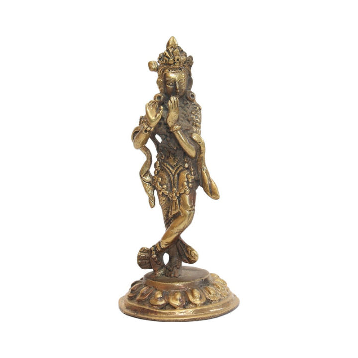 Golden Krishna Statue 4 Inches | Daraz.com.np