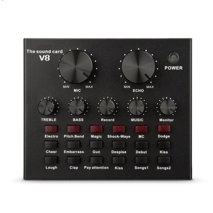 V8 External USB Sound Card for Live Streaming for mobile and PC | Daraz.com.np