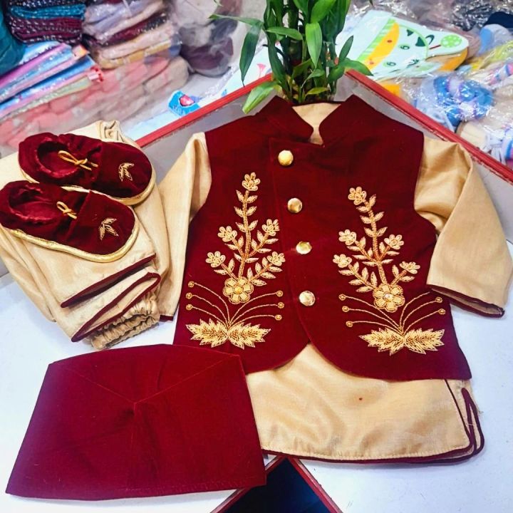 Baby Boy Pasni Dress Set – Traditional Nepali Pasni Outfit for Your ...