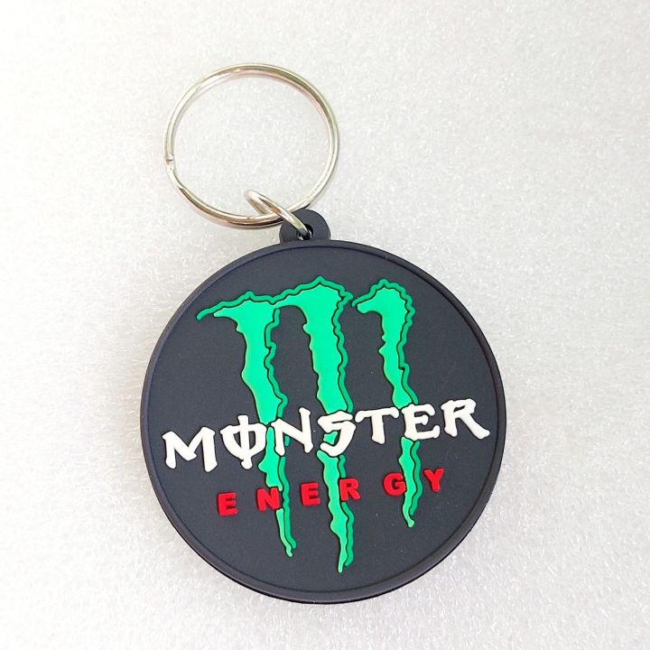 Double sided Monster Keyring Key Chain Rubber Logo | Daraz.com.np