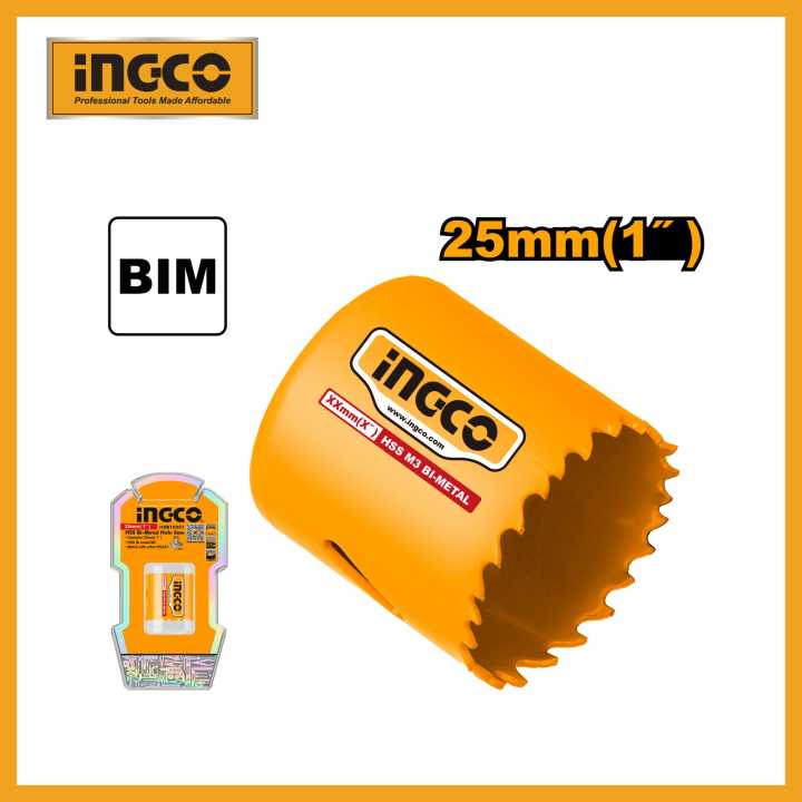 INGCO 25mm/51mm/76mm HSS bi-metal hole saw | Daraz.com.np