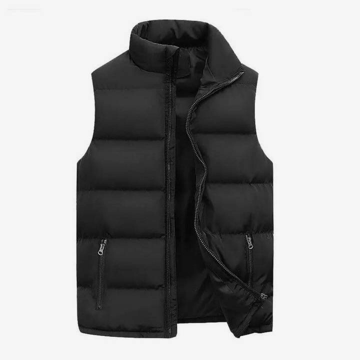 Winter Sleeveless Half Jacket For Men With 300 Gsm Holofill Material ...