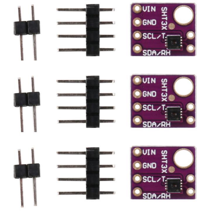 3X SHT31 SHT31-D Temperature & Humidity Sensor Breakout Board Weather ...