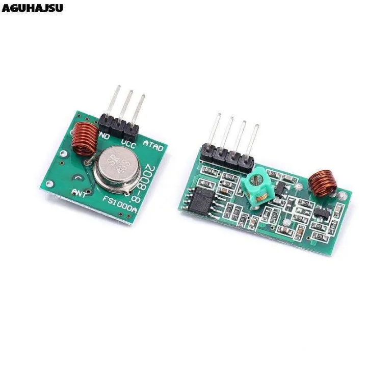 433Mhz RF Transmitter Module and Receiver 5V DC 433MHZ Wireless For ...