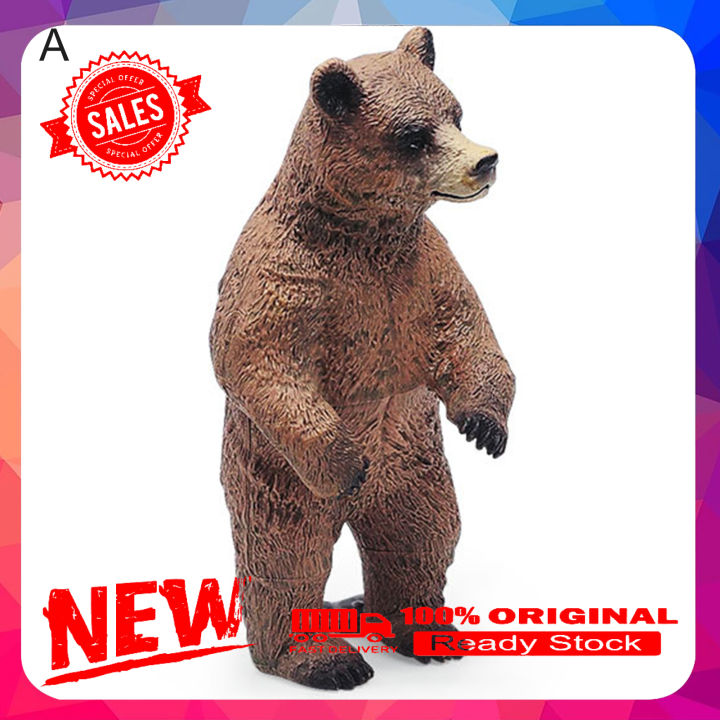 Bear Model Static Multi-use PVC Bear Model Figure for Kids | Daraz.com.np