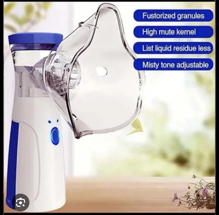 Portable Mesh Nebulizer for Adults & Kids, Handheld Nebulizer Machine ...